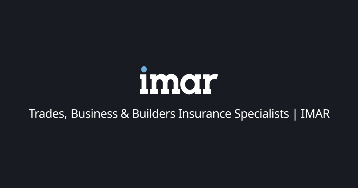 Trades, Business & Builders Insurance Specialists | IMAR